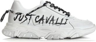 Just Cavalli Homme, Chaussures, Blanc, Taille: 45 EU Baskets