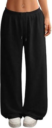 Generic Europe et &Eacute;tats-Unis l&acirc;che d&eacute;contract&eacute; cordon de serrage sport jambe large yoga cloche bas boutique v&ecirc;tements femmes, 2, XXL