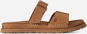 UGG GoldenGaze Slide f&uuml;r Damen in Brown, Gr&ouml;&szlig;e Wildleder