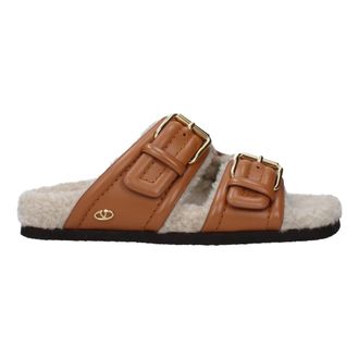 Valentino Garavani Lederslipper - - Shoes - Damen - Braun - 40 EU