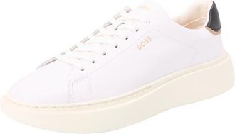 BOSS Boss Femme Amber_Runn_fl1 Basket, Blanc Ouvert, 40 EU