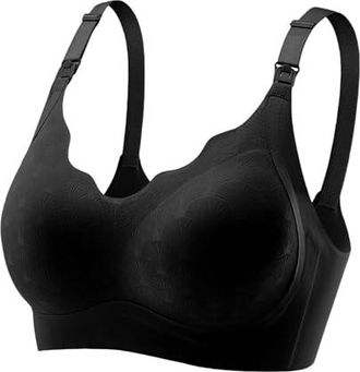 Generic Soutien Gorge Invisible Soutien Gorge sans Armature Brassiere Femme sans Armature De Classique Push Up Anti-Affaissement Armature Confort Rapprochemen