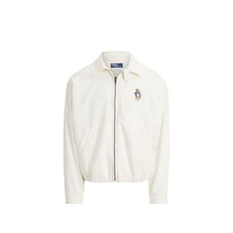 Polo Ralph Lauren Veste brod&eacute;e en serg&eacute; de coton