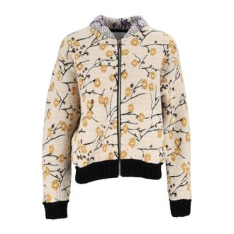 Forte_Forte Bomber Jaquard Fleur de Cerisier - Femme - Vestes - Multicolore - Taille: 38 FR