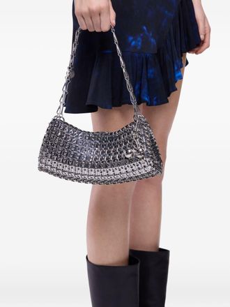 Paco Rabanne Womens Shoulder Bag 1969 Silver Steel