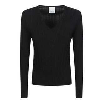Allude Damen, Strickwaren, Schwarzk, SGr&ouml;&szlig;e