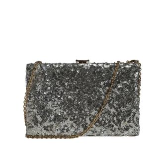 Dolce & Gabbana Pre-owned Leder Schultertasche - - Pre-owned - Damen - Grau - ONE SIZE