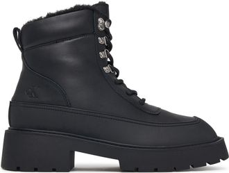Calvin Klein Schn&uuml;rschuhe Calvin Klein Chunky Hiking Lup Boot Lth Wl Em HW0HW03204 Schwarz