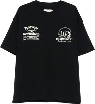 Honor The Gift t-shirt à imprimé graphique - Noir