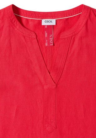 Cecil Midikleid LI/CV_Solid Split Neck Dress