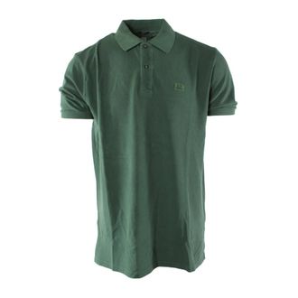 C.P. Company Piqu&eacute; Polo Shirt - - Tops - Herren - Gr&uuml;n - 2XL