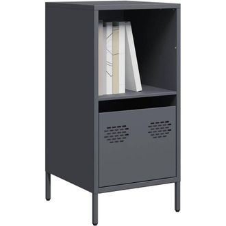 vidaXL Buffet anthracite 35x39x73,5 cm acier lamin&eacute; &agrave; froid - Vidaxl