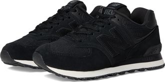 New Balance Damen 574 V2, Schwarz/Metallic-Schwarz, 37.5 EU