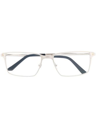 Cartier lunettes de vue &agrave; monture carr&eacute;e Santos - Noir