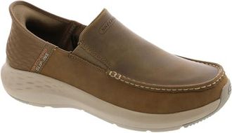 Skechers Mocassins à Enfiler Parson-Oswin pour Homme, Chaussures Sable, 8.5 Wide