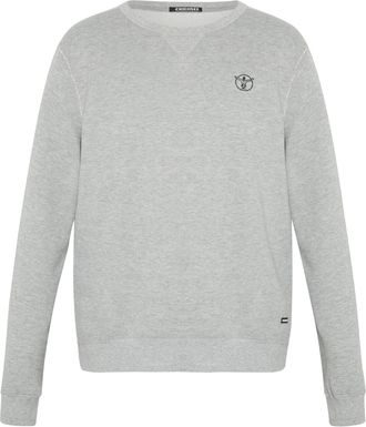 Chiemsee Sweater im Basic-Look mit Logo-Motiv