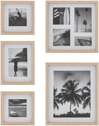 Atmosphera Atmosphera - Lot de 5 cadres photos erin bois