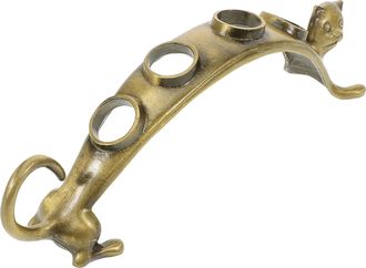 Hemobllo Tisch Weinausgie&szlig;er aus Metall Katzenform Weinstopper Halter Klein aus Zinklegierung Vintage Weinflaschenverschluss Aufbewahrungsst&auml;nder f&uuml;r K&uuml;che und