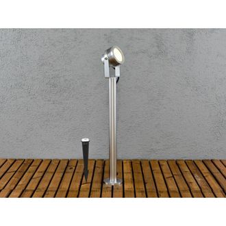 Konstsmide Massive Aluminium Sockelleuchte monza, schwenkbar, 480 Lumen, IP44