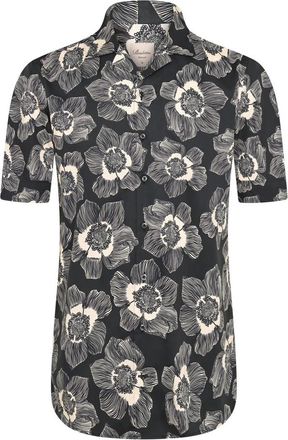 Stenstr&ouml;ms Leichtes Kurzarmhemd mit Lyocell und floralem Print in
