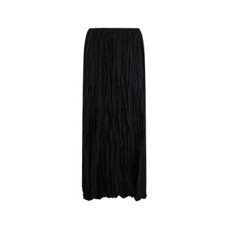 Roberto Cavalli Femme, Jupes, Noir, Taille: 38 FR Silk Midi Skirt with Monogram RC