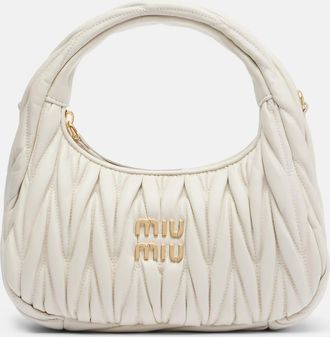 Miu Miu Sac Wander Small en cuir à anse supérieure
