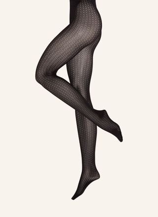 Wolford Feinstrumpfhose Mosaic Jacquard Tights schwarz
