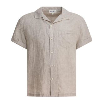 Alex Mill Camp Shirt - - Shirts - Herren - Beige - S