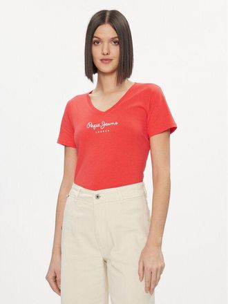 Pepe Jeans London T-Shirt Wendy PL505482 Rot Regular Fit