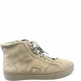 Santoni Homme, Chaussures, Gris, Taille: 40 1/2 EU Baskets
