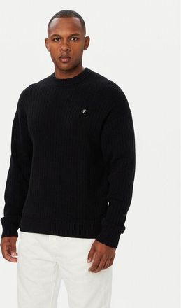 Calvin Klein Jeans Pullover LV04RH328G Schwarz Regular Fit