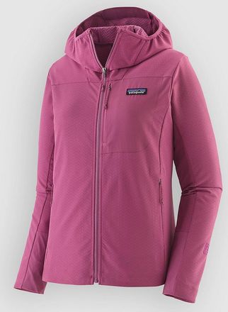 Patagonia R1 Crossstrata Hoody Jacke faded magenta