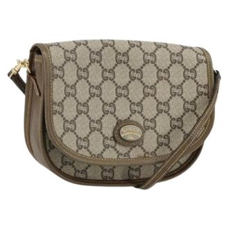 Gucci Sac bandouli&egrave;re en plastique doccasion - Femme - Pre-owned - Beige - Taille: ONE Size