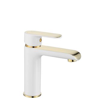 Rea Rubinetto Lavabo Rea Bloom White Gold Low