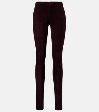 Stouls Leggings Carolyn aus Veloursleder