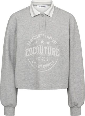 Co'Couture Femme, Sweatshirts et sweats &agrave; capuche, Gris, Taille: 38 FR SweaT-shirts