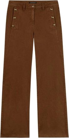 Luisa Cerano Femme, Jeans, Brun, Taille: 38 FR Wide Jeans