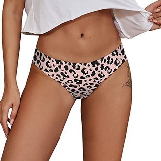 Generic Culotte pour Femme Menstruelle, sous-vêtement Quatre Couches à imprimé léopards Pantalon physiologiques (L)