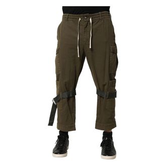 Dolce & Gabbana Braune Cargo-Drawstring-Hose - - Trousers - Herren - Braun - M