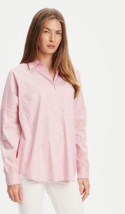 Benetton United Colors Of Benetton Hemd 54KXDQ0B2 Rosa Oversize