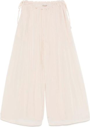 Philosophy di Lorenzo Serafini Femme, Pantalons, Rose, Taille: 38 FR Wide Pantalons