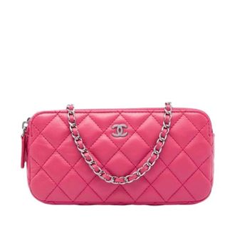Chanel Pre-owned Vintage Quilted Crossbody Bag - - Pre-owned - Damen - Rosa - ONE SIZE