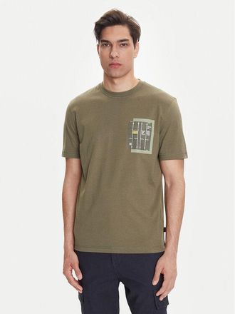 HUGO BOSS T-Shirt Te_Container 50546920 Khakifarben Regular Fit