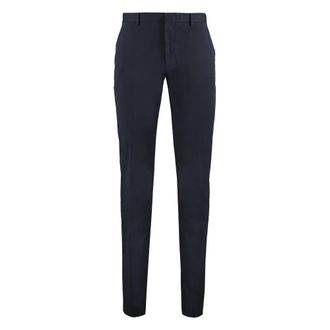 Ermenegildo Zegna Baumwollhose mit Taschen und Elastan - - Trousers - Herren - Blau - M
