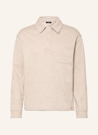 Reiss Reiss Sweat-Poloshirt Gray beige