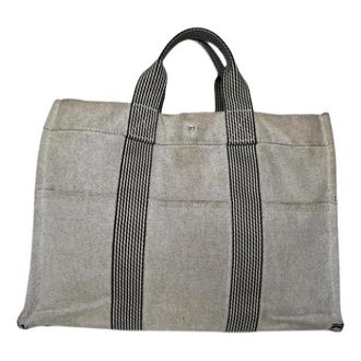 Herm&egrave;s Pre-owned Canvas Handtaschen - - Pre-owned - Damen - Beige - ONE SIZE