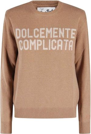 MC2 Saint Barth Femme, Pulls, Brun, Taille: 40 FR Nouveau pull ras du cou