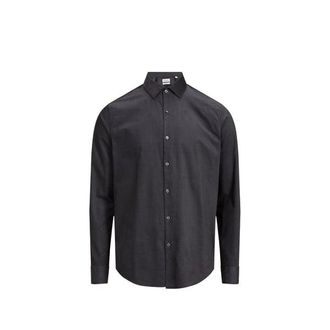 Calvin Klein Chemise droite c&ocirc;tel&eacute;e en coton