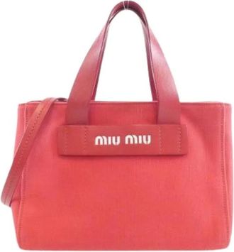 Miu Miu Damen, Pre-Owned, Rot, ONE SIZEGr&ouml;&szlig;e
