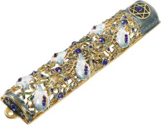 Holibanna SHINEOFI J&uuml;dische Mezuzah T&uuml;rdekoration Segensrolle Kunstvoll Gestaltete Haussegen Plakette f&uuml;r T&uuml;rpfosten Hanukkah Dekoration und Sch&uuml;tzendes Judaica